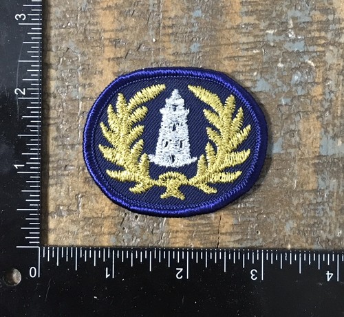 Vintage Lighthouse Service Keepers Dress Uniform Hat Insignia Patch | eBay
