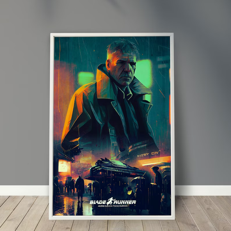 Blade Runner, Deckard Cyberpunk Poster | eBay