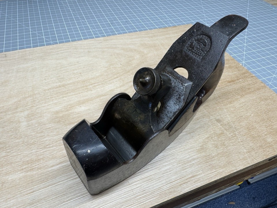 Mathieson Glasgow Infill Coffin Shaped Plane Steel and Rosewood Top of ...