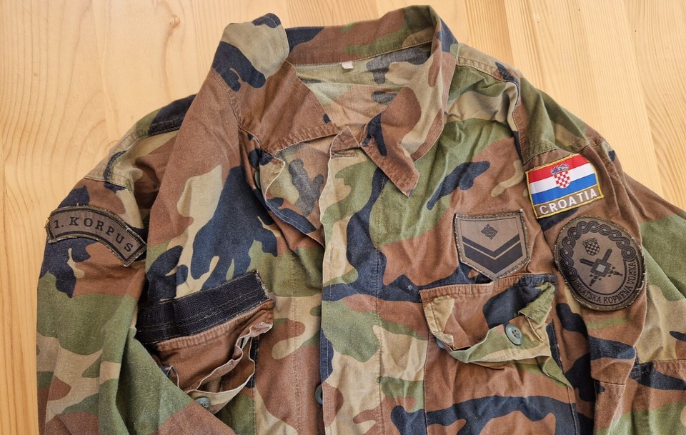 CRO ARMY HV, 1. KORPUS KOPNENA VOJSKA, War period Croatia 1990s ...