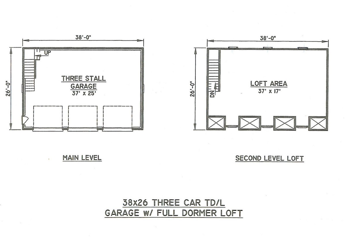 White Loft With 3 Car Garages Plan 75252 | Garage 3 Car Garage Plans