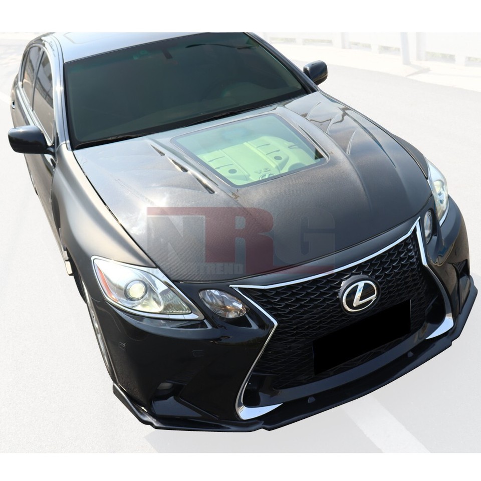 for 2006-2012 GS F GS350 GS200t GS300 Lexus DT style vented Carbon ...
