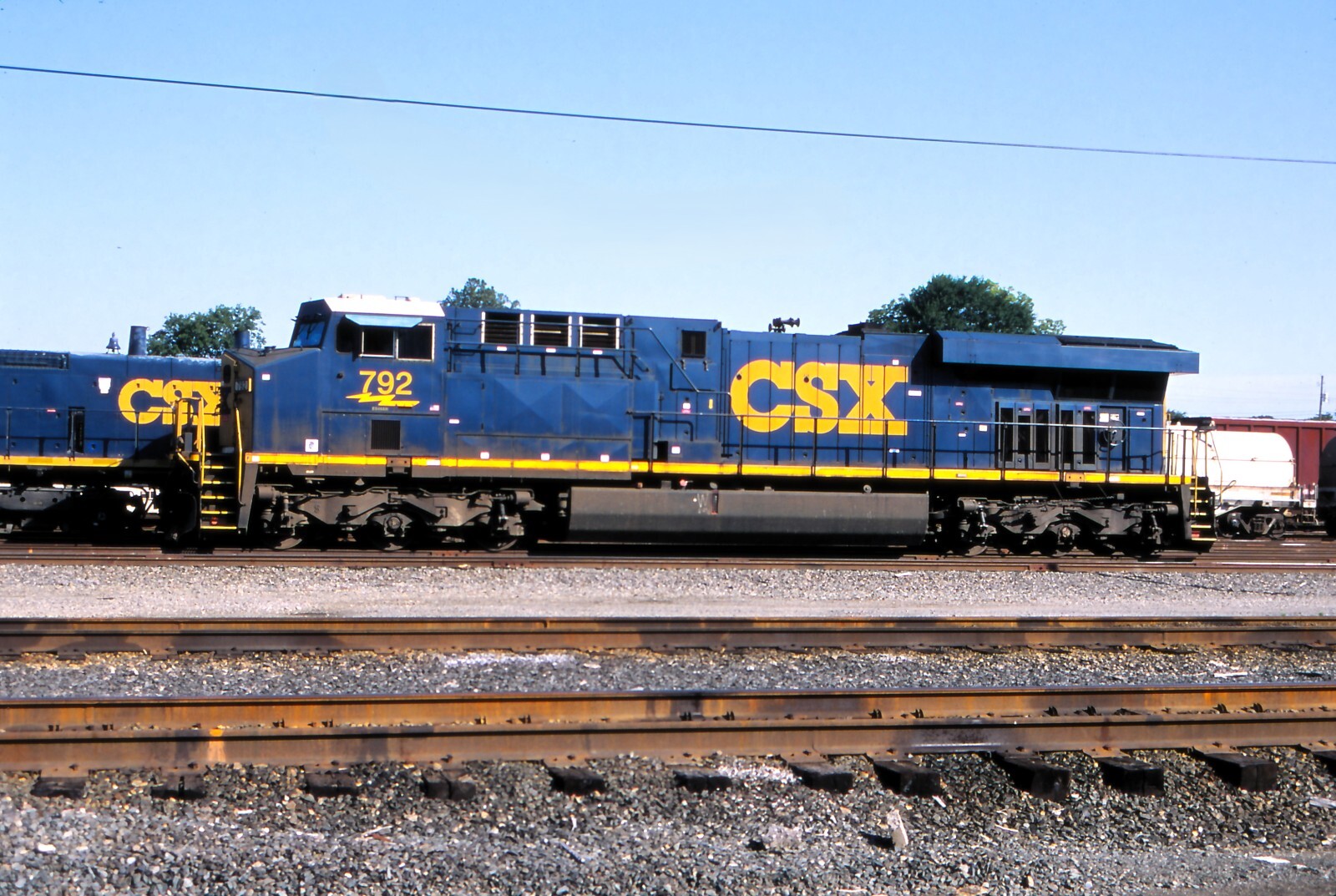 CSX TRANSPORTATION ES44AH 792 Original slide--Cayce, South Carolina ...