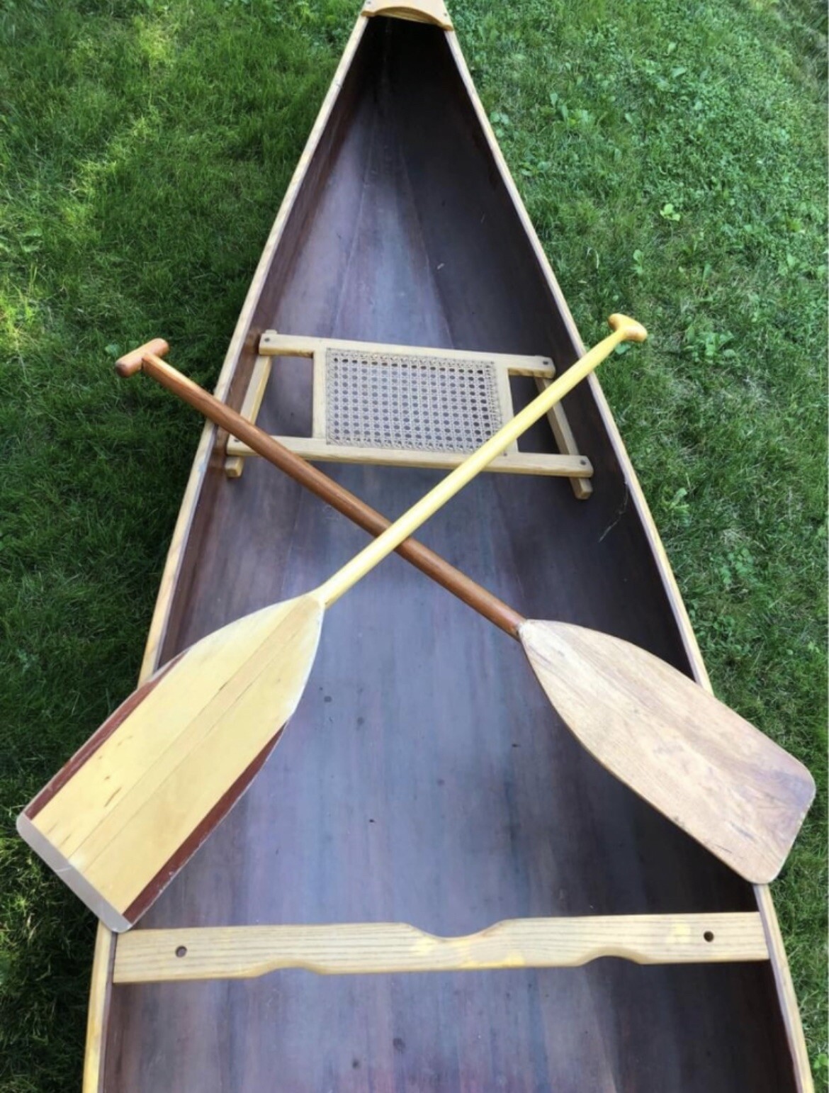 Custom Pat Brown Wood Canoe Upper Chase Lake Glenfield NY | eBay