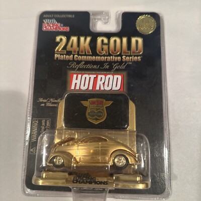 24K Gold Hot Rod Magazine 1/64th Scale Hot Rod | eBay