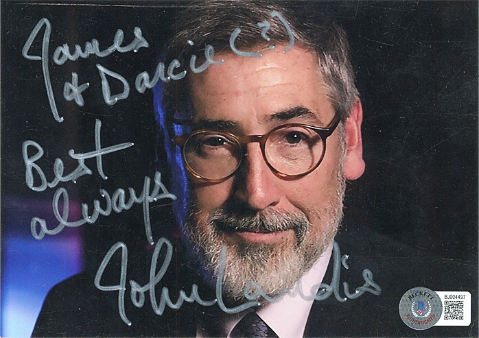 -John Landis- Beckett BAS -Thriller- Signed/Autograph/Auto 5x7 Photo | eBay
