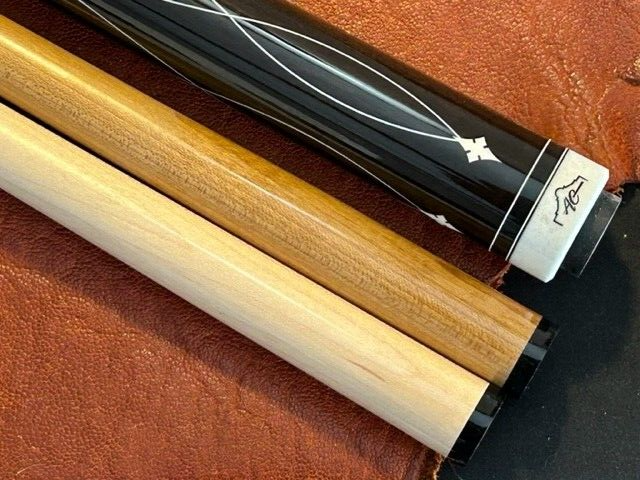 Mark Lund Alamo Custom Pool Cue. Wrap-less Cue. One Maple & One ...