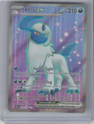 Absol ex Pokemon TCG Scarlet & Violet - Obsidian Flames 214/197 | eBay
