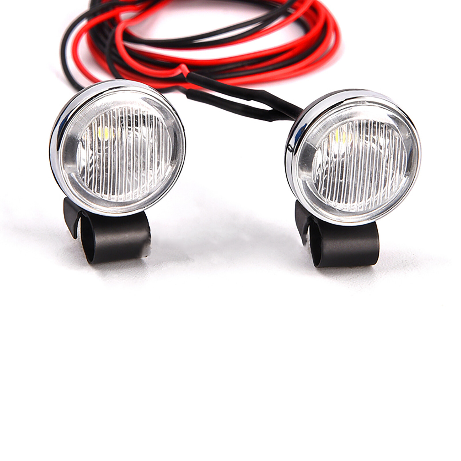 RC Car Headlight LED Round Lights for 1/8 1/10 RC TRX4 SCX10 #G157H RC ...