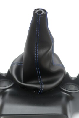 Manual Shift Boot Cover Leather for Ford Ranger 2004-2010 Blue Stitch ...