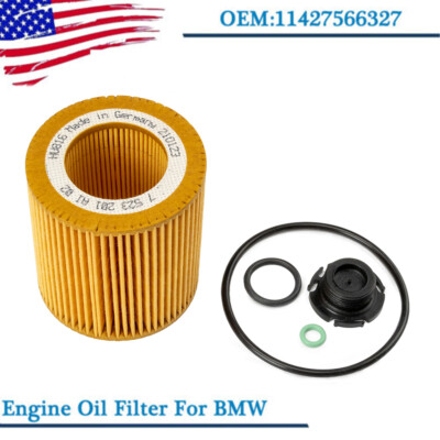 Engine Oil Filter 11427541827 For BMW X3 X4 X5 Z4 F06 F10 F22 E60 E82 ...