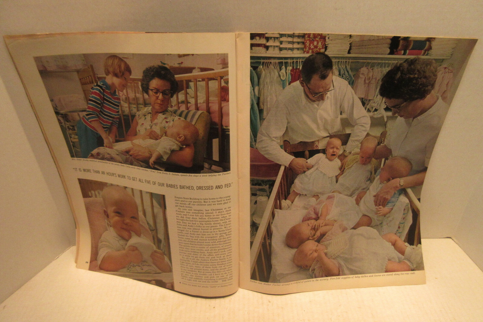 May 2 1964 Post Magazine The Fischer Quints Red At The White House | eBay