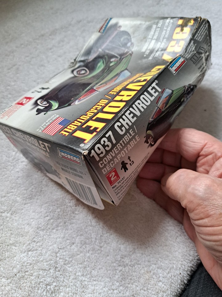 LINDBERG 1937 CHEVROLET CONVERTIBLE # 72137 MODEL KIT 1/32 IN BOX J | eBay