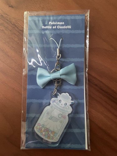 Pokemon Alola Vulpix Acrylic Strap Mascot Bottle of Confetti 7-Eleven ...