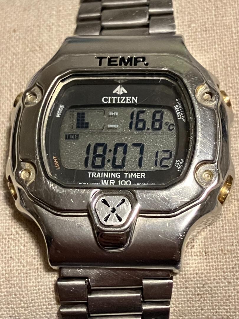 Vintage CITIZEN PROMASTER Digital Men's Wristwatch Pr… - Gem