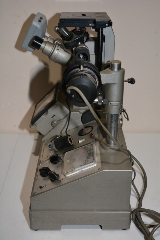 ^ PME Olympus Tokyo Inverted Metallurgical Microscope w/ 4 Objectives # ...