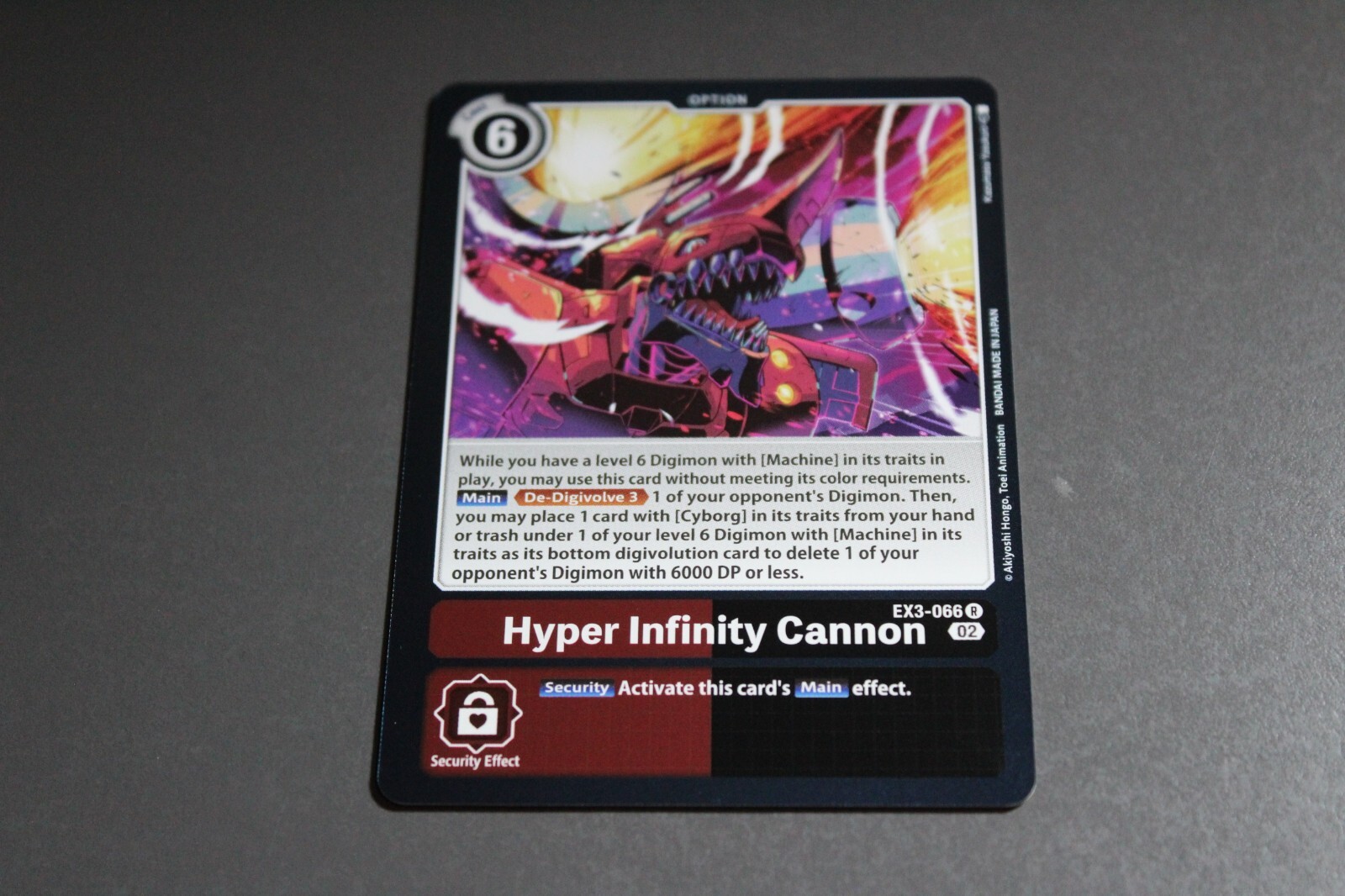 Digimon TCG (2020) - EX3-066 - 1x Hyper Infinity Cannon - Red/Black ...