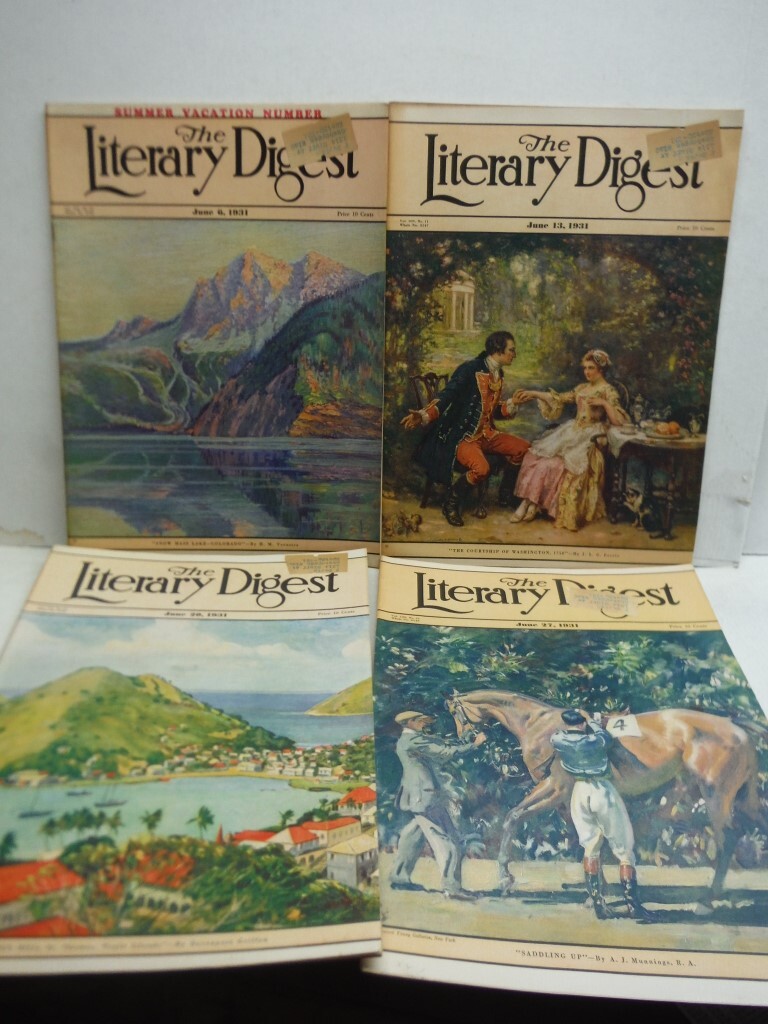 Lot of 4 "The Literary Digest" Magazines from June 1931. | eBay