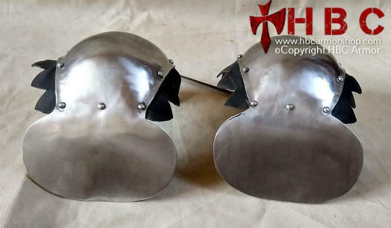 Medieval Knee Historical 14th century Armour SCA LARP Arm Protection ...