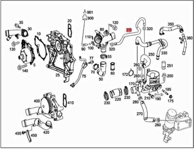 Genuine MERCEDES Vent line 6512000358 | eBay