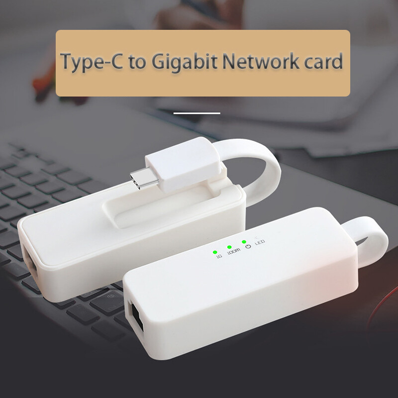 High-speed Network Cable Interface Converter Type-c to Gigabit Ethernet ...