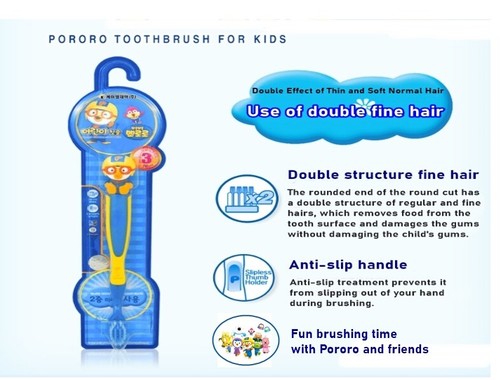 [PORORO] Pororo and Friends Toothbrush Pororo - 5ea Korean TV Animation ...