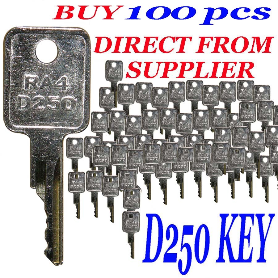 100 pcs. Case RA4 - D250 Key , Bag of 100 Keys Bobcat, Case, Terex | eBay