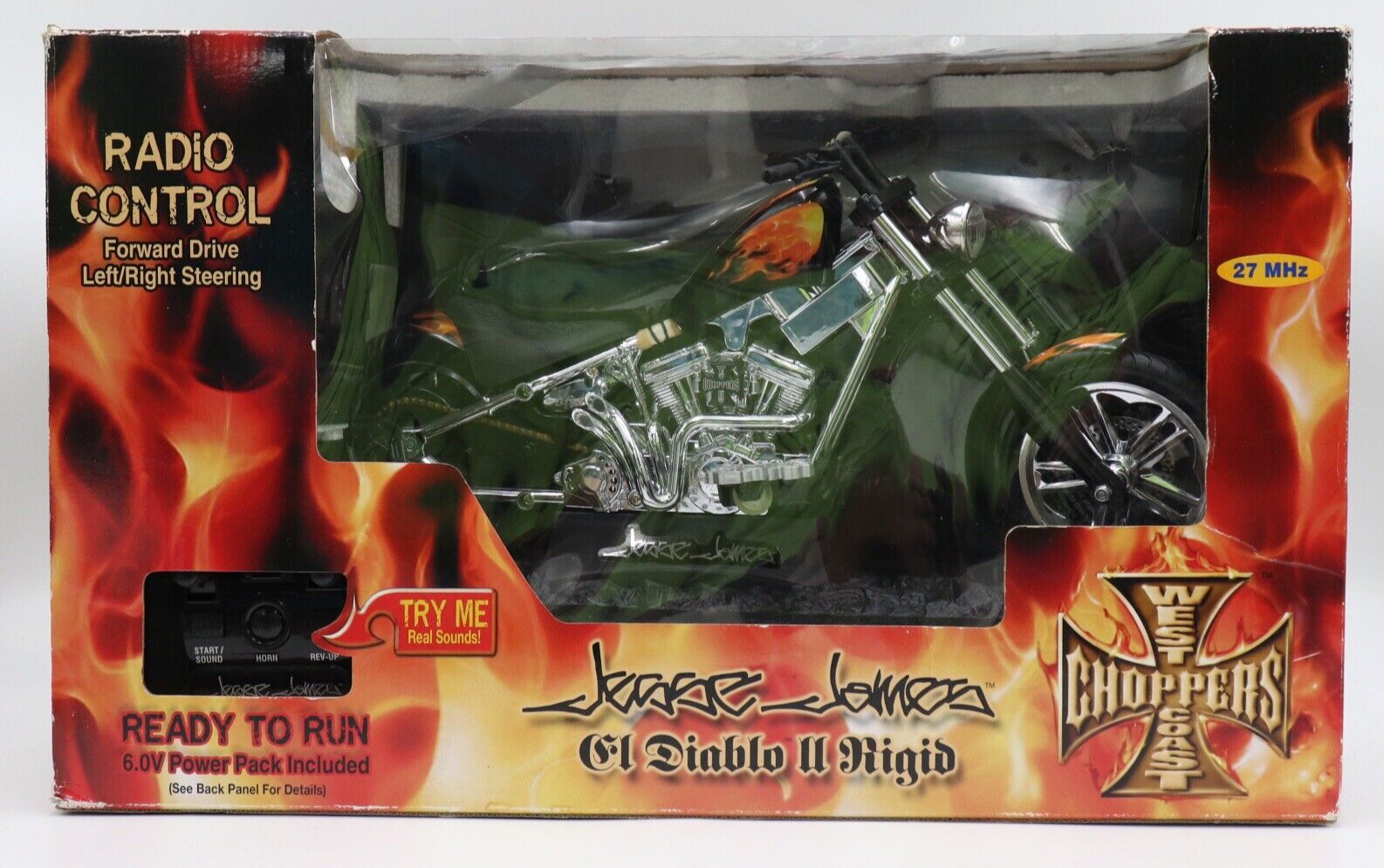 WEST COAST CHOPPERS RC MOTORCYCLE JESSE JAMES EL DIABLO - Shopping.com