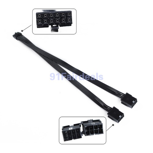 For NVIDIA GeForce RTX 3070 Graphics Card Power Cable 2x 8 Pin to 12 ...