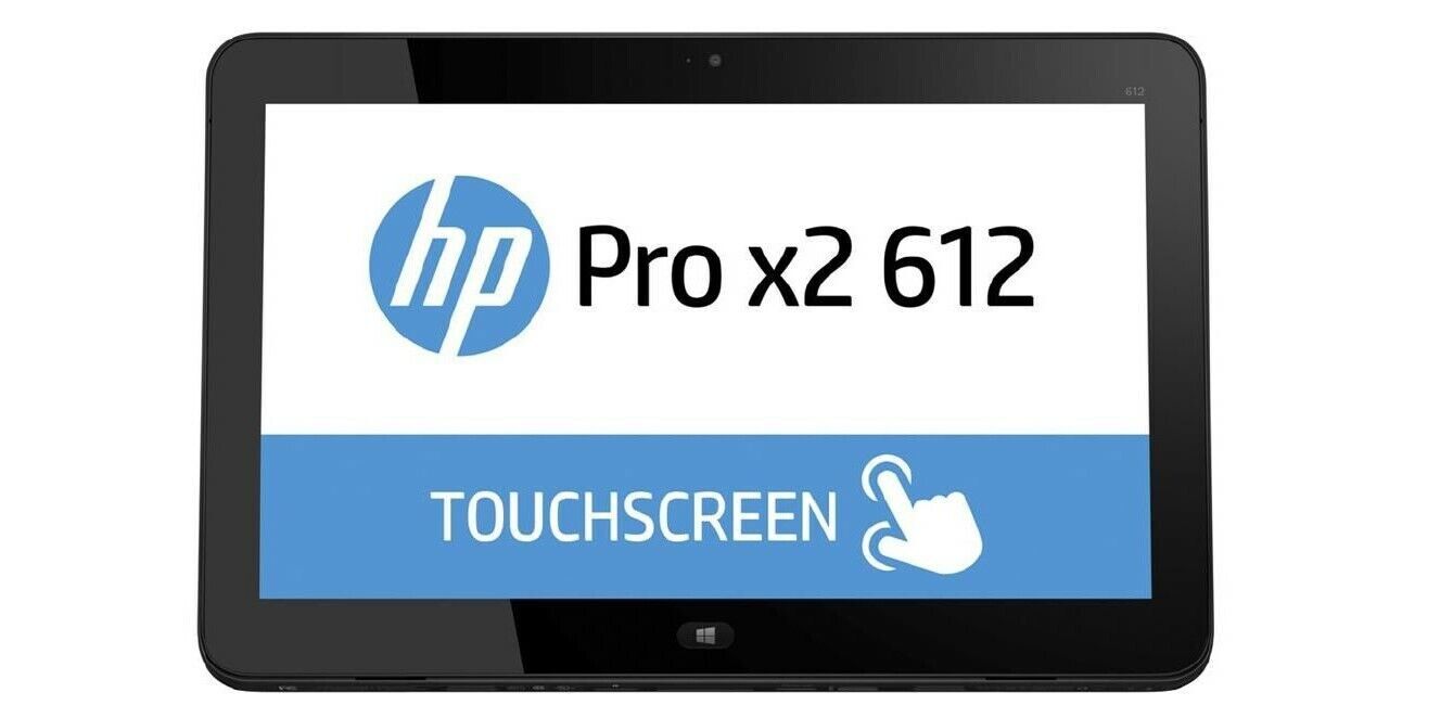 HP Pro X2 612 G2 Tablet PENTIUM GOLD 4GB RAM 128GB SSD Windows 11 Pro ...