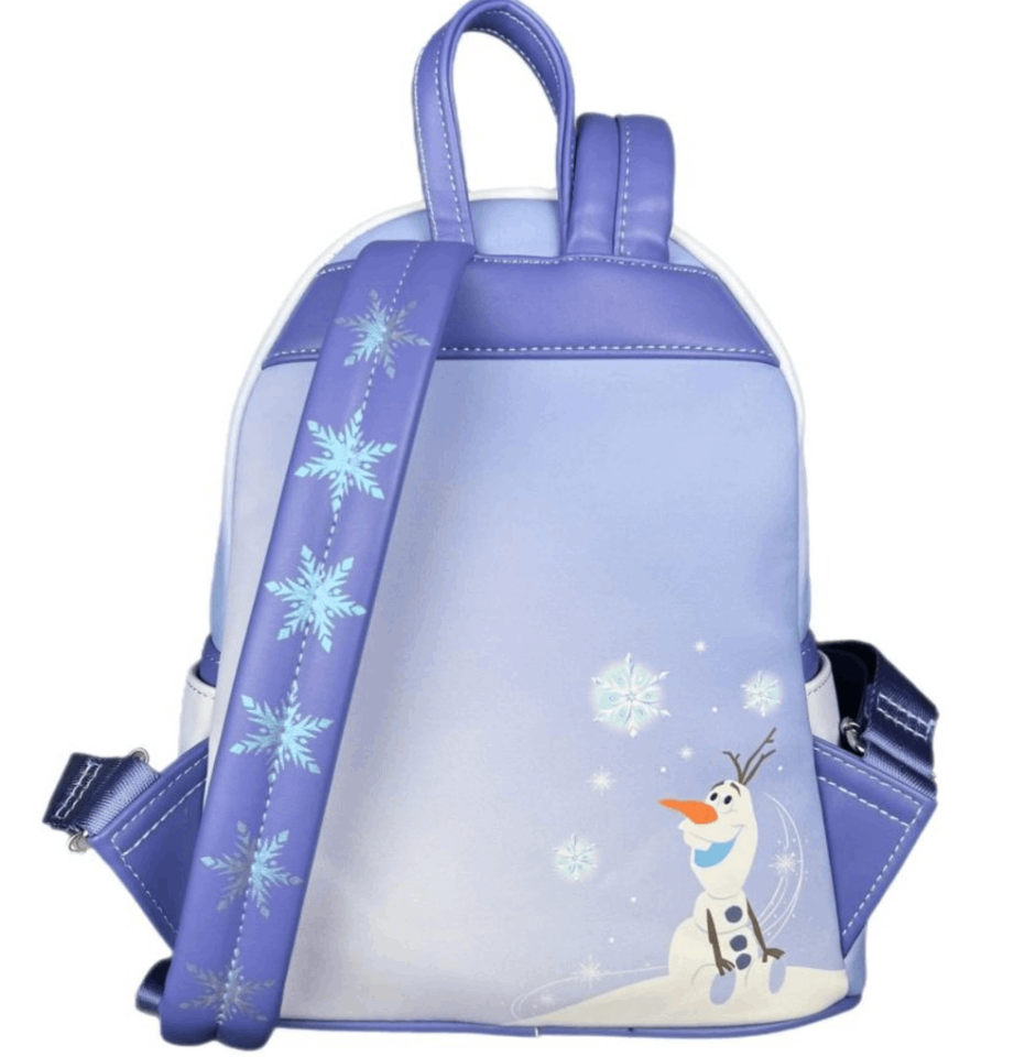 Loungefly Disney Frozen Elsa castle with Olaf Mini Backpack | eBay