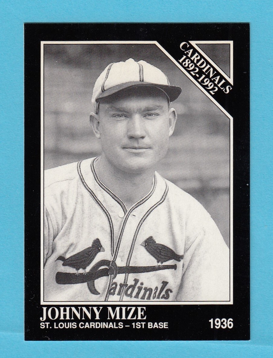 1991 The Sporting News # 628 Johnny Mize -- Cardinals -- Box 125 | eBay