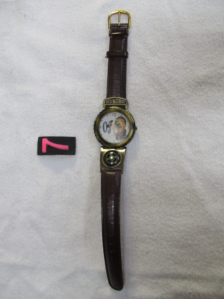 OJ Simpson Watch Ranger Police Chase White Bronco Compass Leather ...