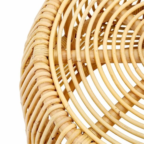 Maklaine Modern Contemporary Natural Rattan Veneer Nesting Tables | eBay