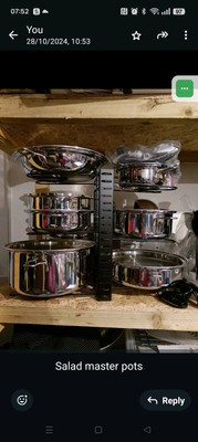 Classic Stainless Steel Cookware Set - Saladmaster | eBay UK
