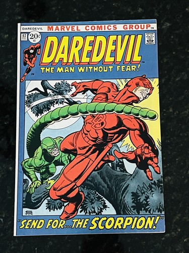 Daredevil # 82 VF (8.0) Marvel 1971. Scorpion 2nd Black Widow Team Up ...
