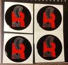 (4) FORD MUSTANG SVO SVT COBRA R WHEEL CENTER CAP EMBLEMS HORN GAS CAP ...