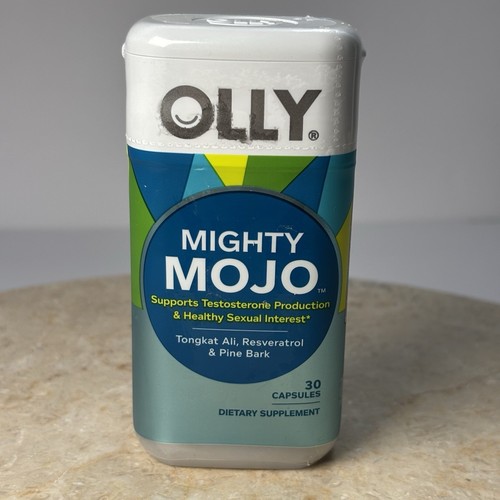 Olly Mighty Mojo Resveratrol Pine Bark- 30 Capsules - SEALED Exp: 11/ ...