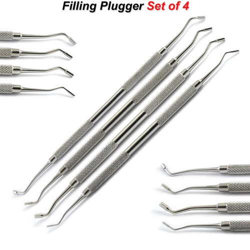 Dental Composite Plastic Filling plugger instruments Set of 4 Anterior ...