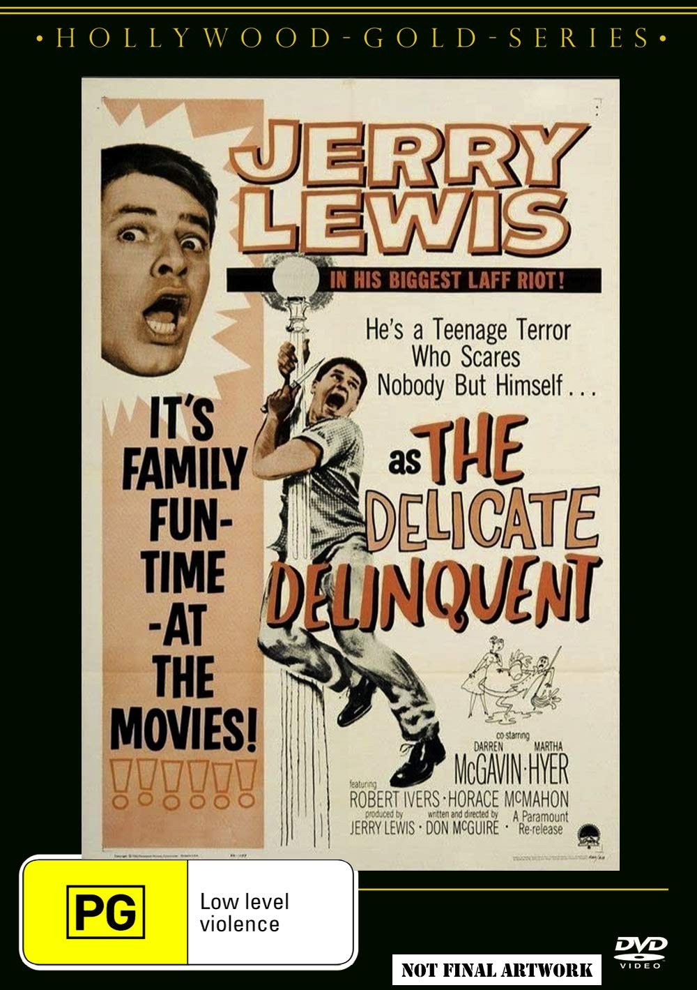 The Delicate Delinquent (DVD) Jerry Lewis Darren McGavin Martha Hyer ...