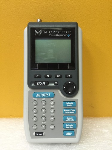 Microtest Penta Scanner 2938-4009-00, Cable Tester w/ 2938-2003-21 ...