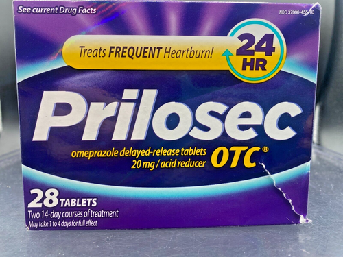 (1 Pack) Prilosec Omeprazole Delayed-Release 20mg - 28 Tablets - EXP 06 ...