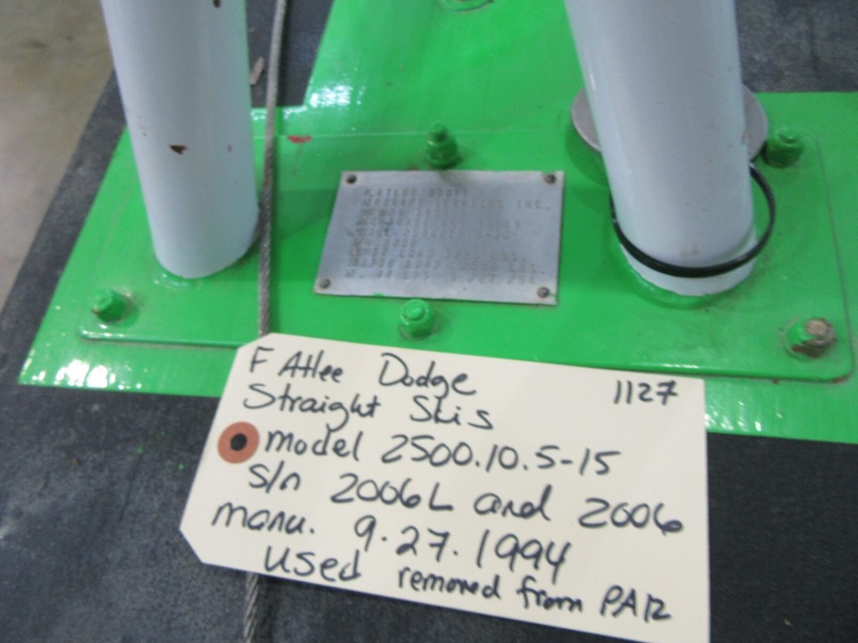 F. Atlee Dodge Straight Skis Model 2500.10.5-15 | eBay