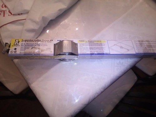 4" Arlington Industries 2 SUSPENDED CEILING FIXTURE KT-9N-FS420SCL new ...