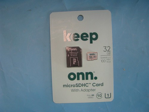 LOT OF 32 ONN. 32GB microSDHC Card with Adapter - NEW - FREE SHIPPING ...