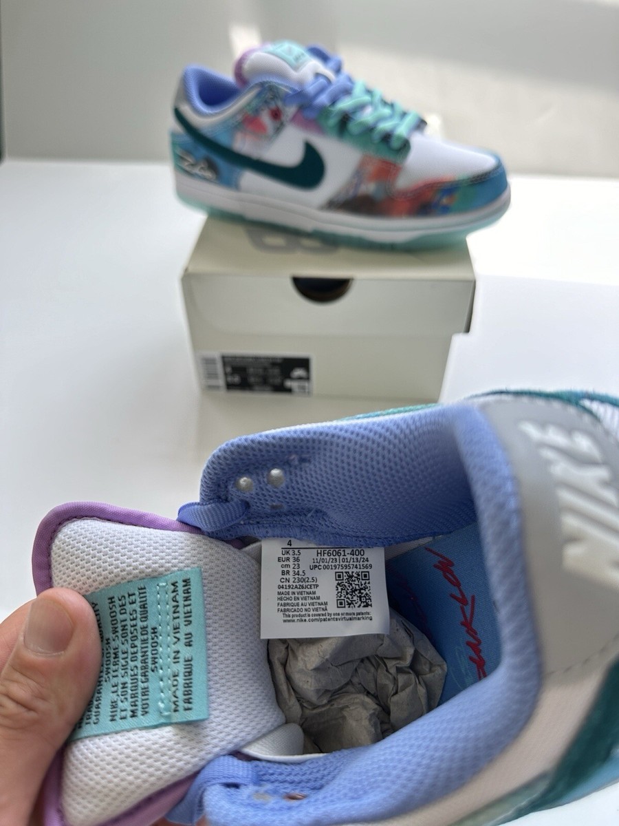 NIKE SB FUTURA LABORATORIES DUNK LOW (SIZE 4) (HF6061-400 NIKE SB FUTURA LABORATORIES DUNK LOW (SIZE 4) (HF6061-400