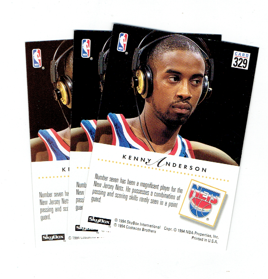 (3) KENNY ANDERSON 1994-95 Skybox MAGNIFICENT Card Lot #329 Nets | eBay
