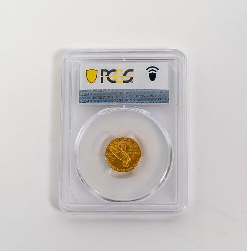 MS63 1908 $2.50 Indian Head Gold Quarter Eagle Coin Rare Coin Graded by ...