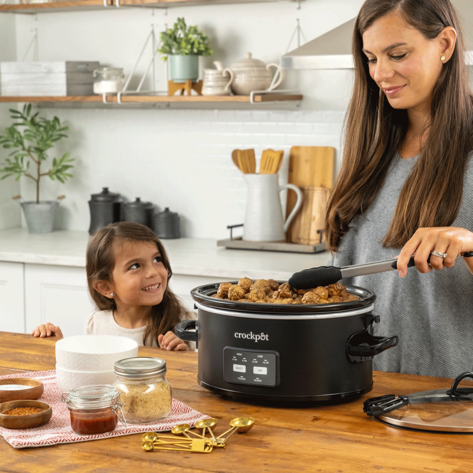 Crock-Pot® One-Touch Control 6-Quart Cook And Carry Slow Cooker, Matte ...