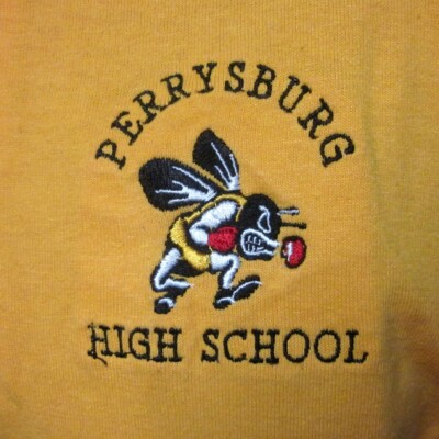 PERRYSBURG YELLOWJACKETS med Ohio polo shirt High School logo ...